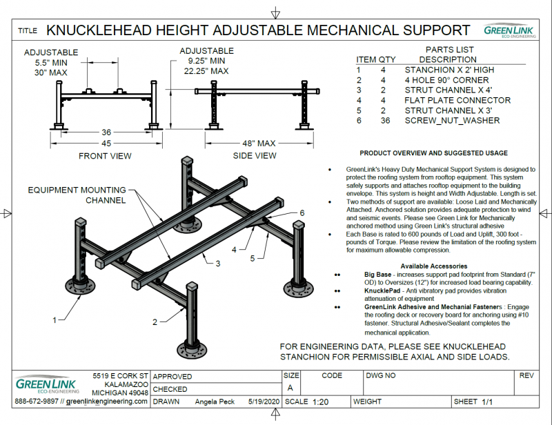 Technical Specs and Installation - Green Link Engineering